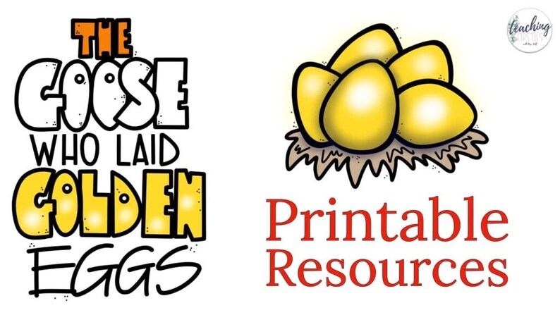 The Goose Who Laid the Golden Egg Story for Your Aesop's - Etsy