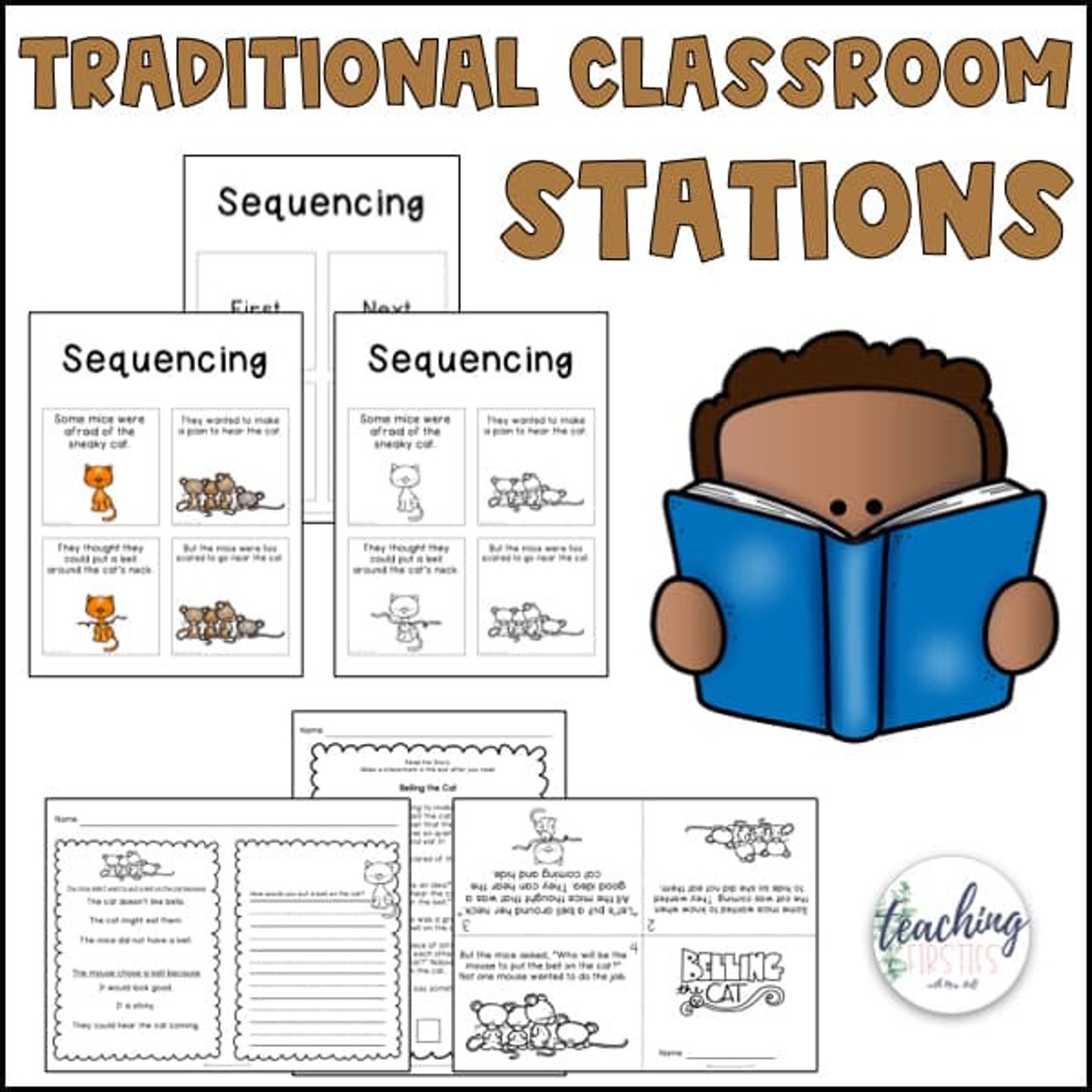 Belling the Cat Aesop's Fables for Kids - Etsy