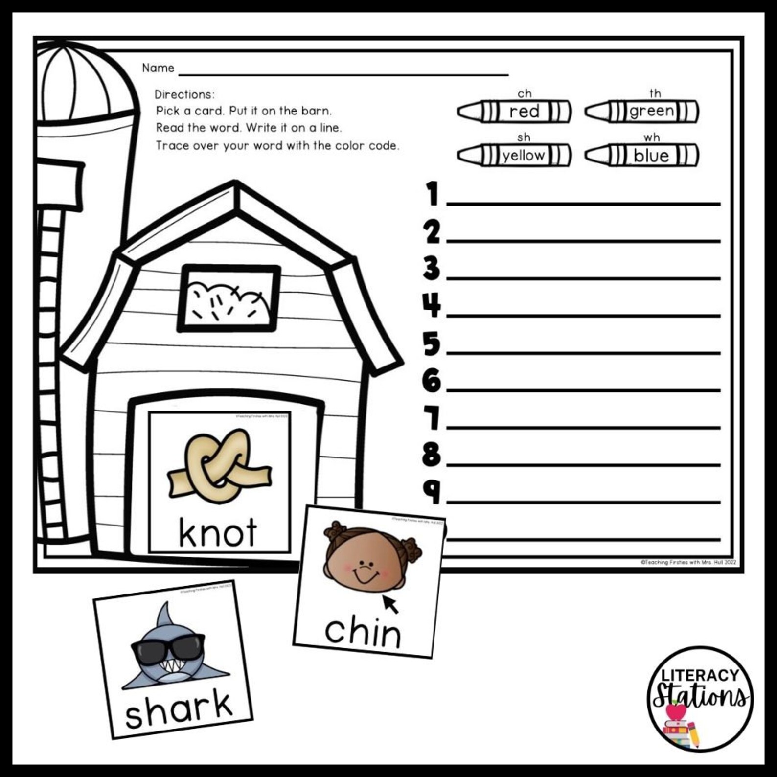 Phoneme Isolation Activities for Initial Consonant Digraphs - Etsy
