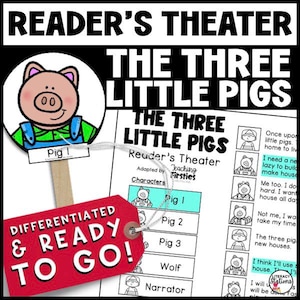 The Three Little Pigs Reader’s Theater Scripts - Etsy