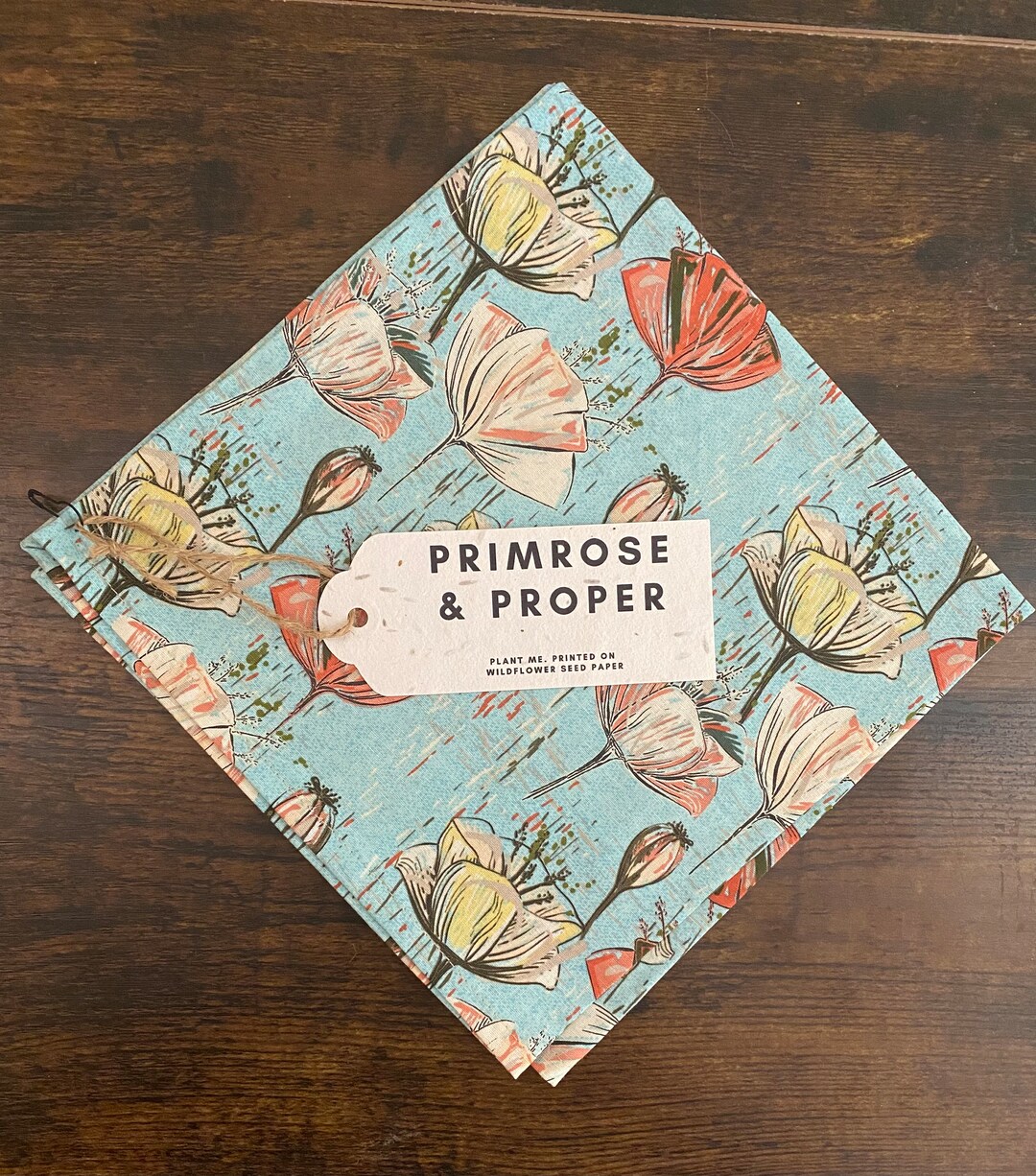 Primrose & Proper Sustainable Dinner Napkins Blue Floral - Etsy