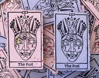 The Fool Tarot Card Print the Fool Card Neutral Vibe Poster Eclectic ...