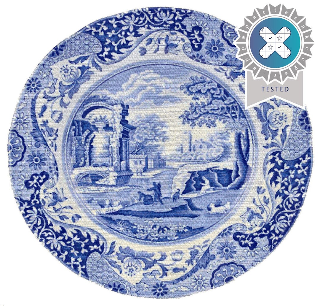 Spode Italian Design Cross Stitch Pattern: Large Detailed Chart (PDF ...