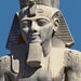 Egyptian Pharoah Ramses II Stone Statue Sculpture Cross Stitch Pattern Photo Large Pattern ...