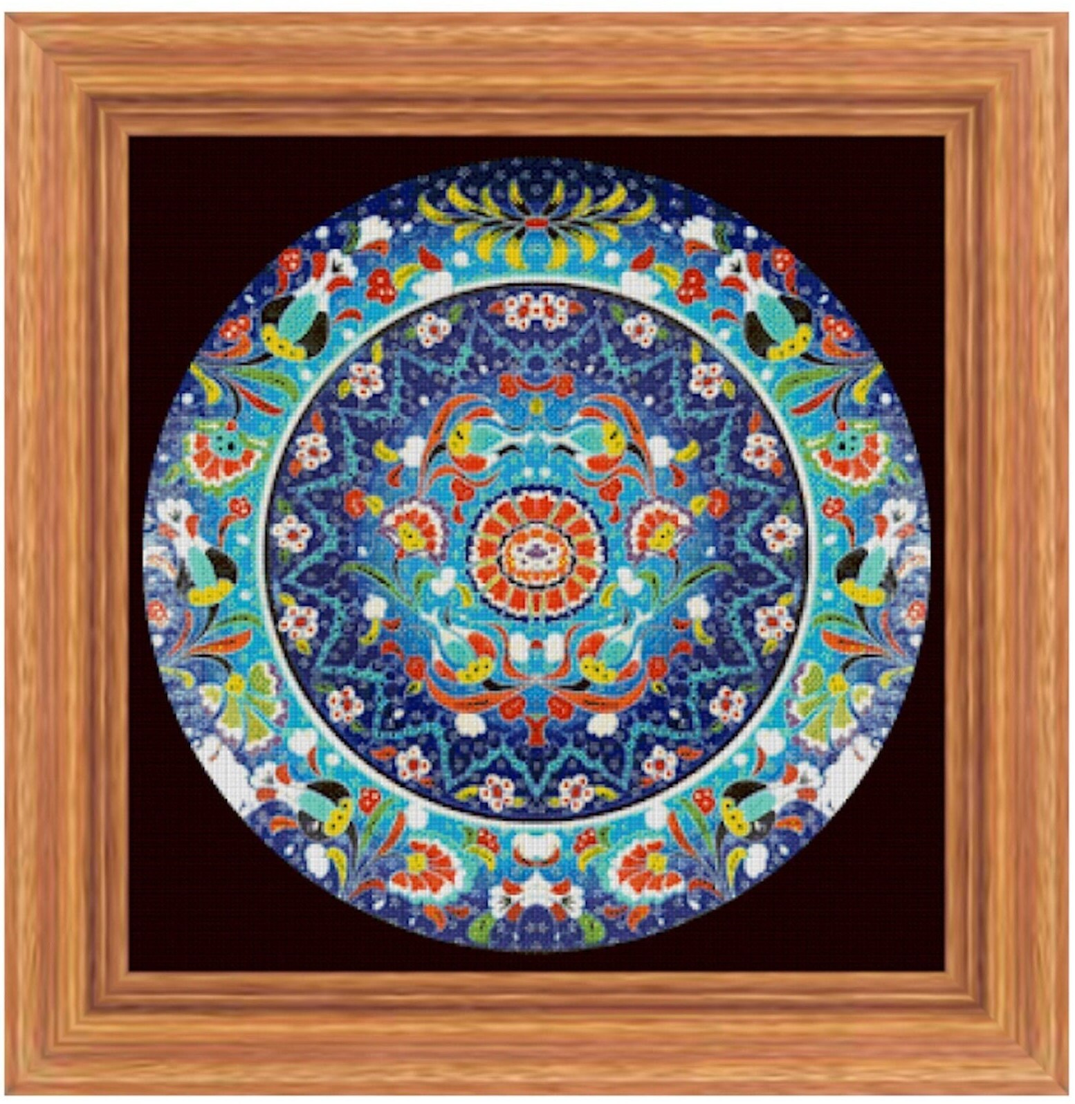 Turkish Islamic Flowers Cross Stitch Pattern Pattern Keeper Compatible ...