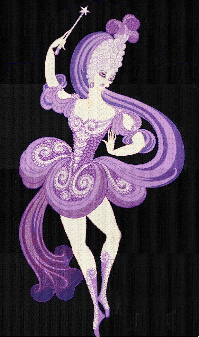 Art Deco Erte Costume for Lilac Fairy in Sleeping Beauty - Etsy