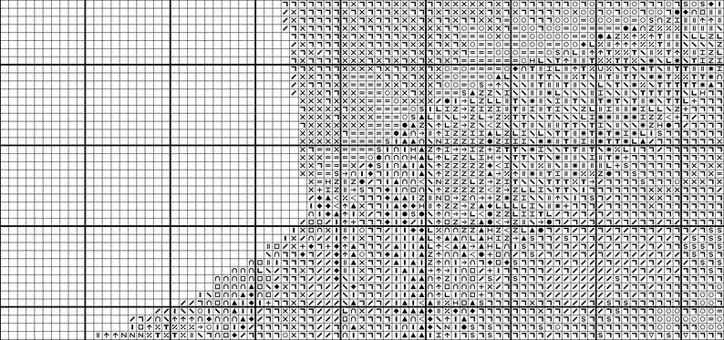 Egyptian Pharoah Ramses II Stone Statue Sculpture Cross Stitch Pattern Photo Large Pattern ...