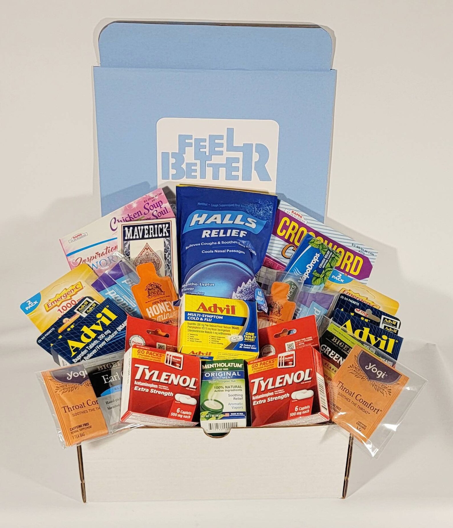 Feel Better Gift Box Family , Get Well Soon Gift, for Men, Women, Teen ...
