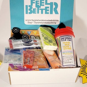 Feel Better Box Small for Kids Boys Girls With Get Well - Etsy