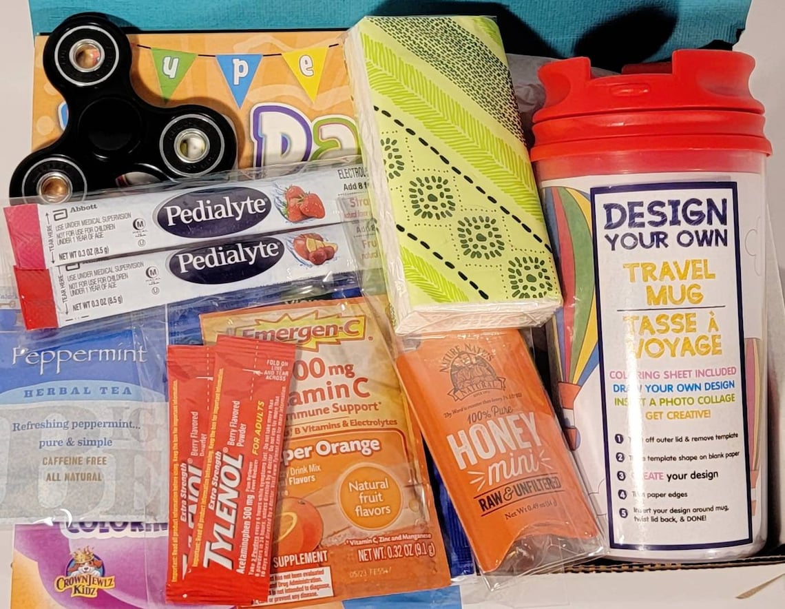 Feel Better Box Small for Kids Boys Girls With Get Well - Etsy