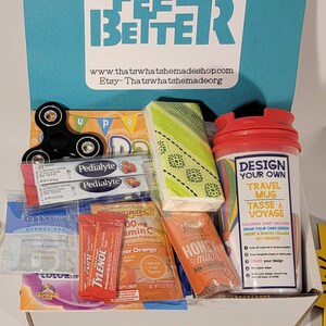 Feel Better Box Small for Kids Boys Girls With Get Well - Etsy