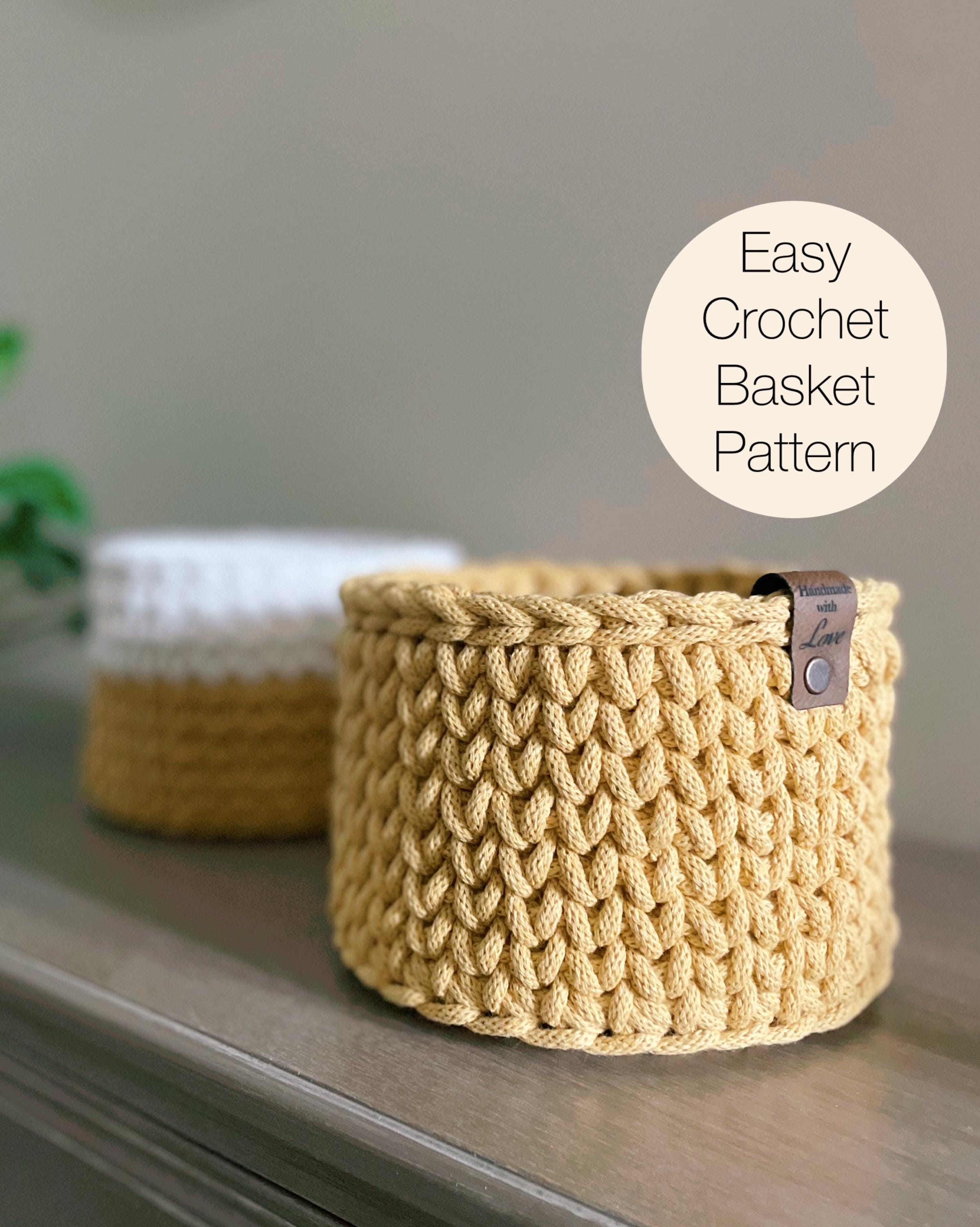 Easy Crochet Basket Pattern