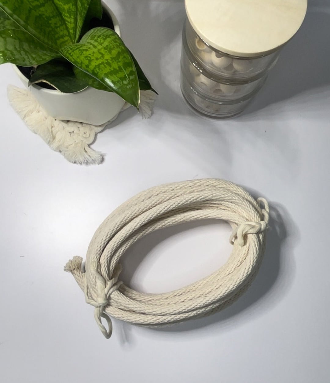 Cotton Filler Cord 25ft, 3/8in Piping Cord, Basket Coiling and Weaving ...