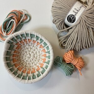 Cotton Filler Cord 25ft, 3/8in Piping Cord, Basket Coiling and Weaving ...