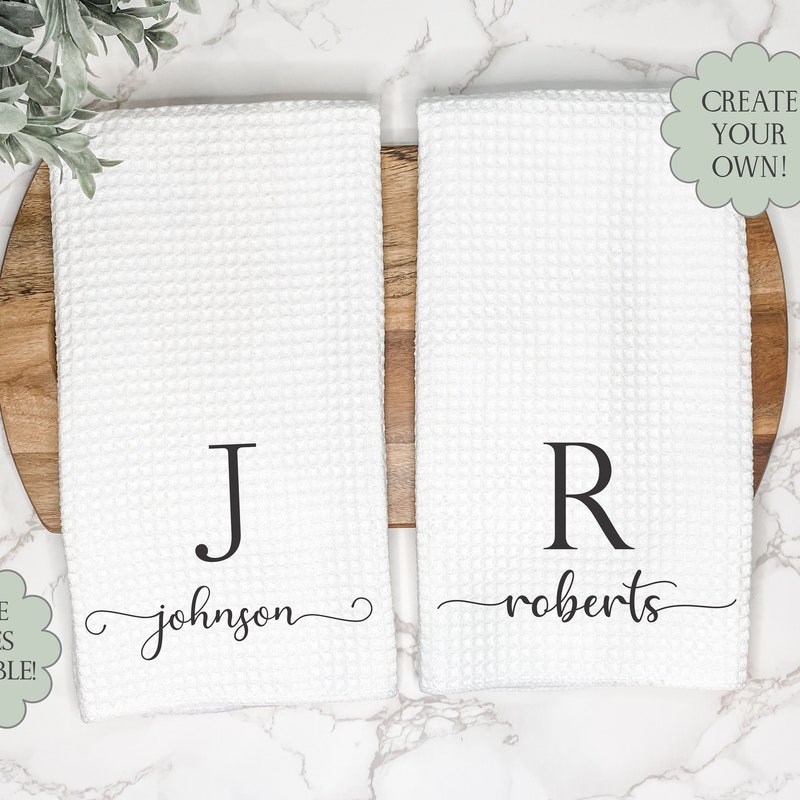Personalized Tea Towels - Etsy