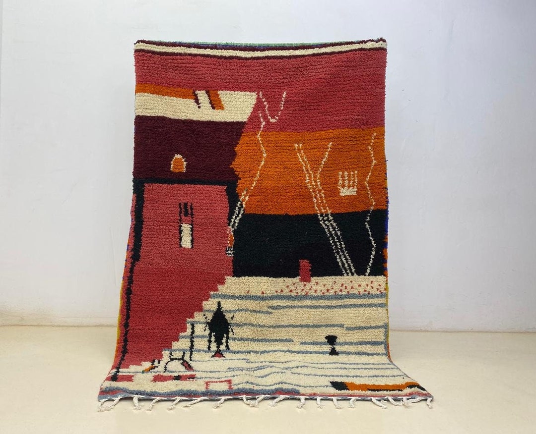 Multi Colorful Custom Rug-6x6 Rug for Living Room-handwoven Wool Rug ...