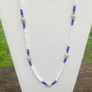 Authentic Cherokee "peace & Healing" Corn Bead Necklace (earrings Sold ...