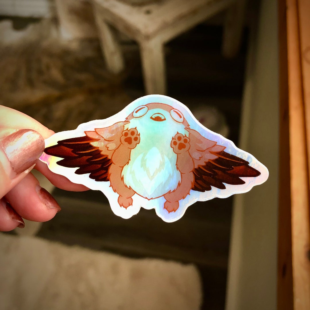 Pink Abyss Creature HOLO STICKER - Etsy