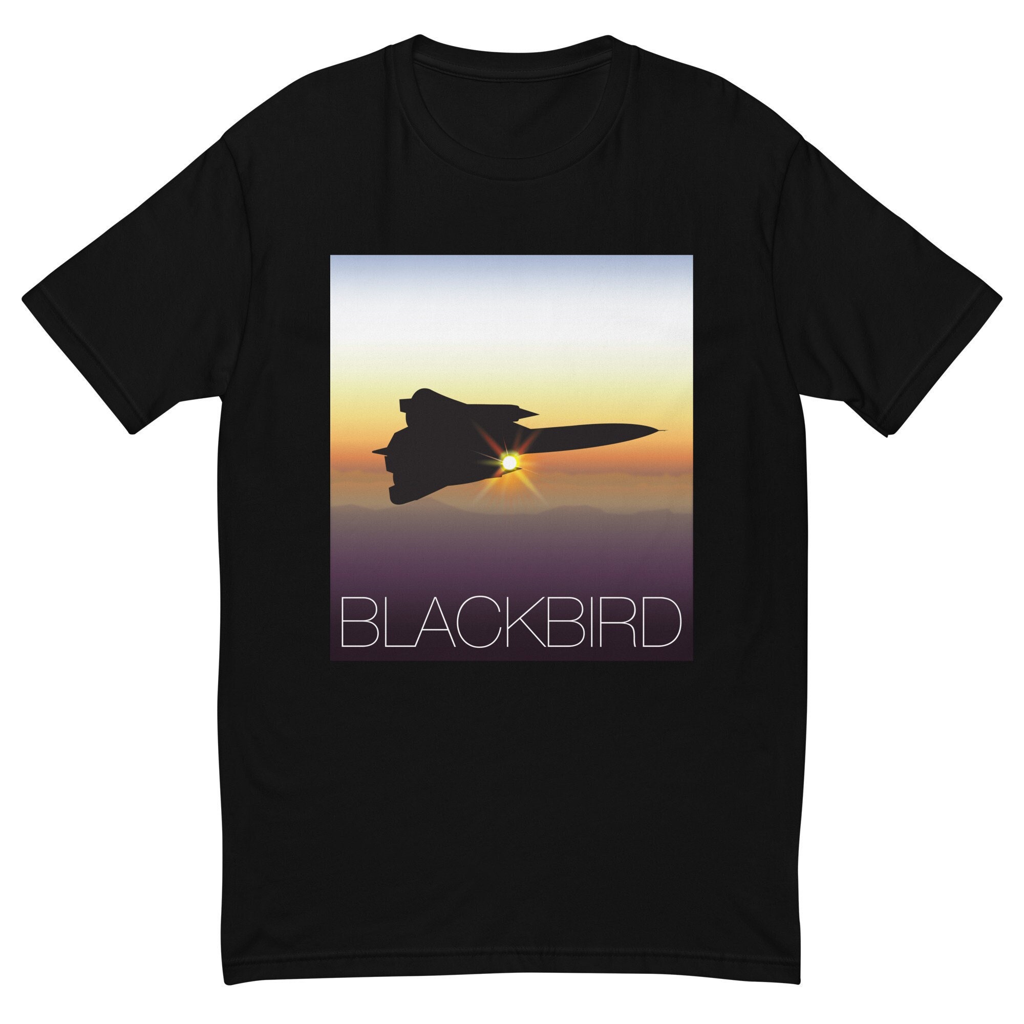 SR-71 Blackbird T-shirt | Vector Artwork | Sunset - Etsy