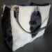Handcrafted Goat Hide Tote Bag, Croc Embossed Leather - Etsy