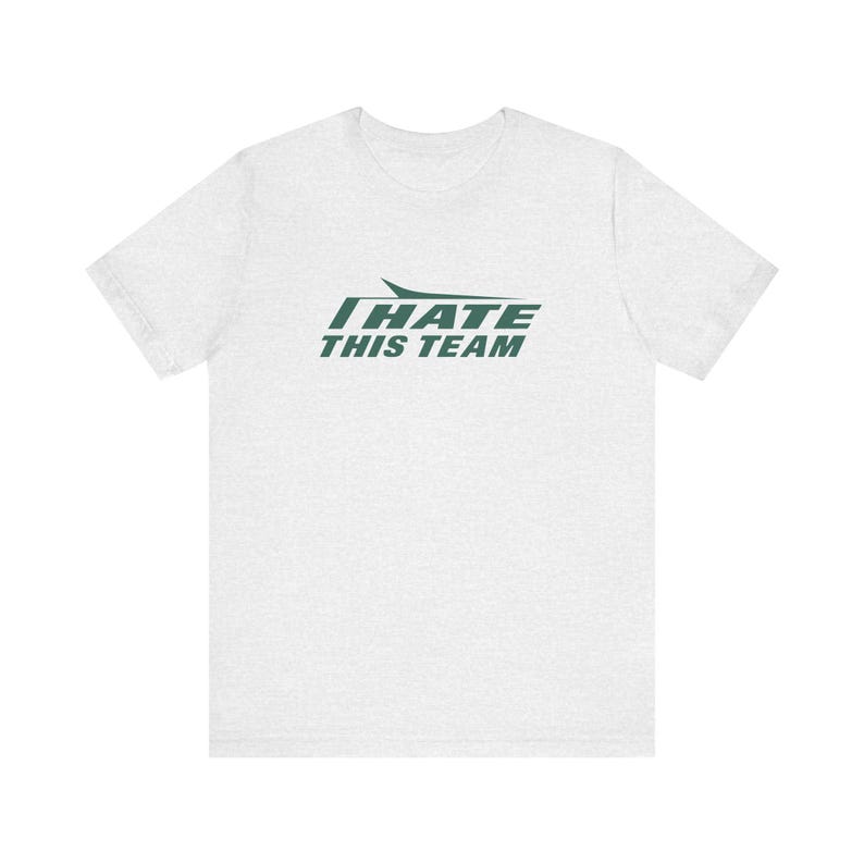 Jet This I Hate This Team New York Football T-shirt for Tailgates ...