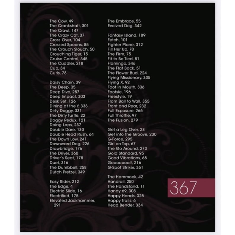 365 Sex Positions A New Way Every Day For A Steamy Erotic Etsy
