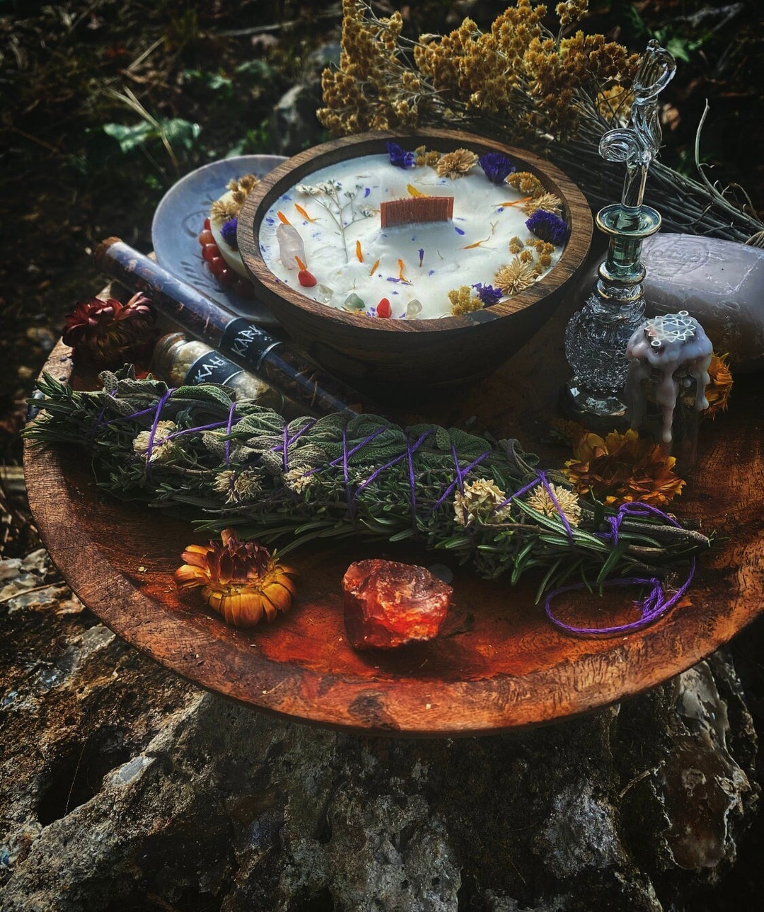 SEKHMET Ritual Box, Goddess, Witch, Melting, Box, Candle, Amethyst ...