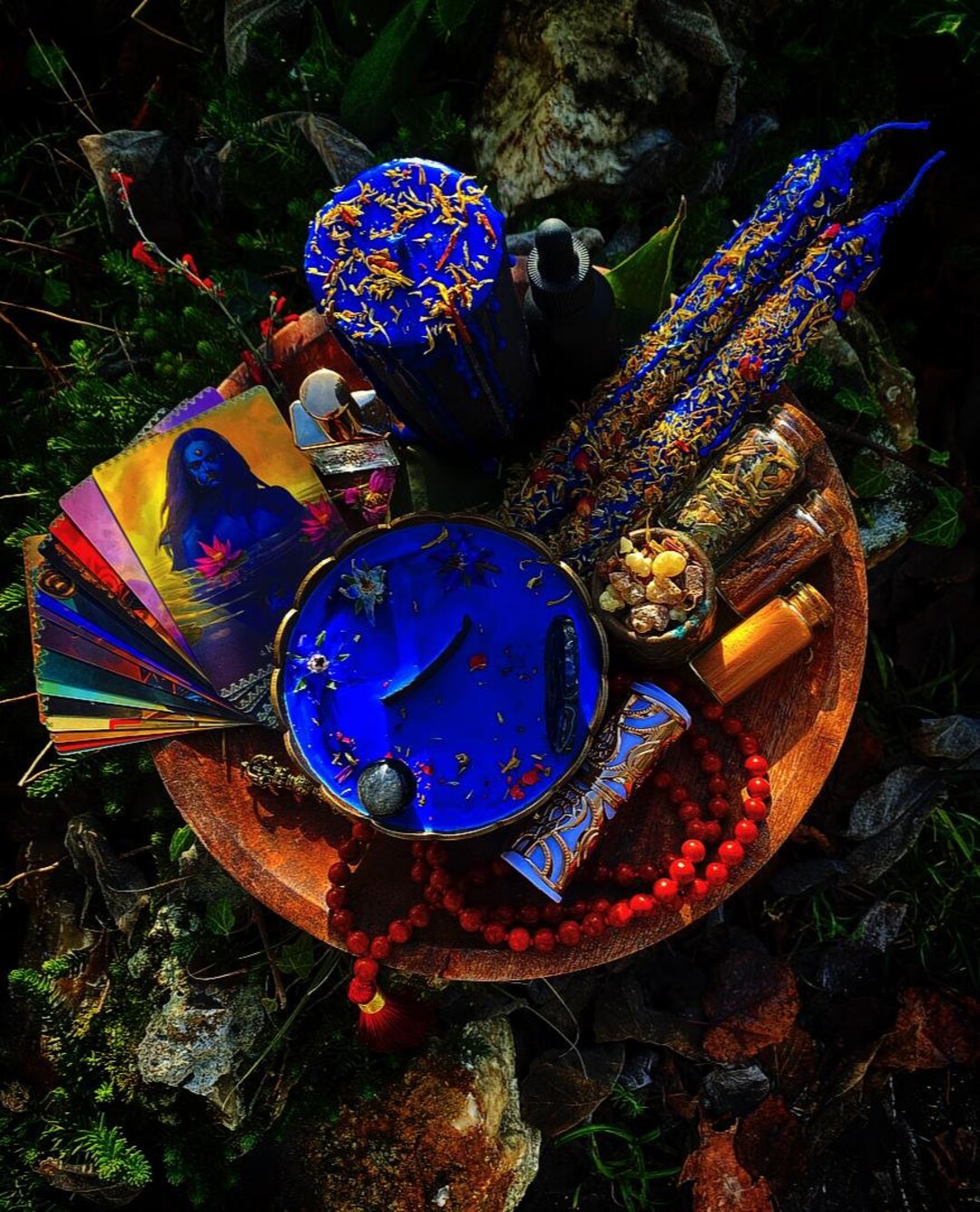 KALI Ritual Box, Goddess, India, Candles, Incense, Ayurveda, Oracle ...