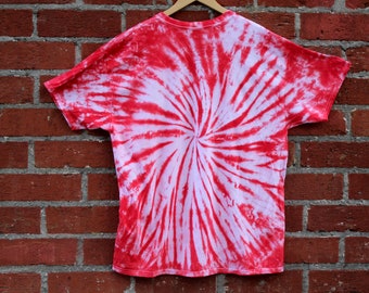 Red Tie Dye Shirt | Etsy