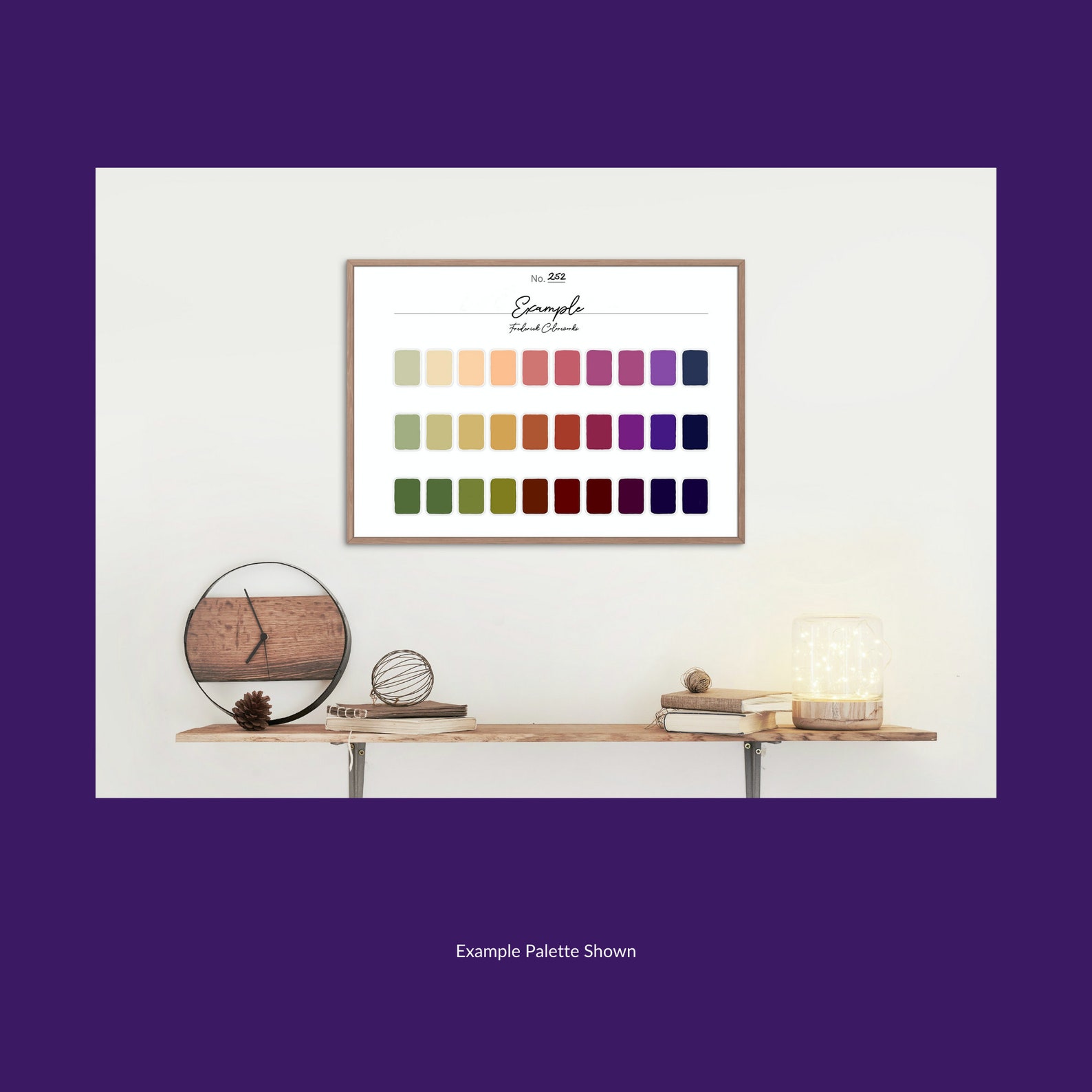 Burple Procreate Color Palette: 30 Blue-purple Swatches (digital ...