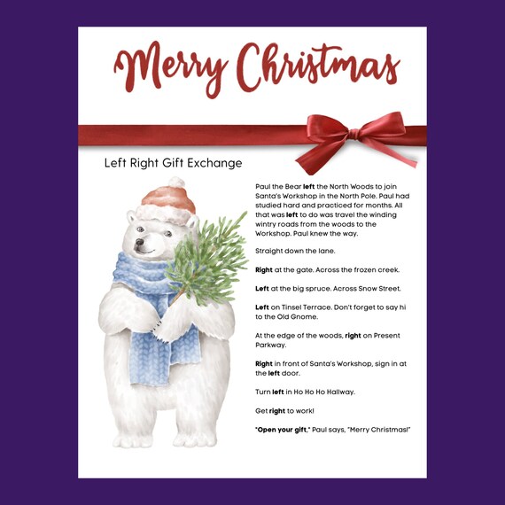 Game Story Any Occasion, Printable Christmas Pass The Prize, Christmas ...