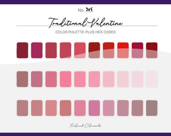 Potted Tulips Color Scheme Procreate 30 Color Palette Swatches Hex ...