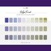 Kelp Forest Color Scheme - Procreate 30 Color Palette Swatches + Hex ...