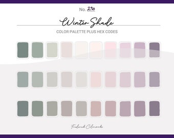 Pacific Coast Color Scheme Procreate 30 Color Palette Swatches Hex ...