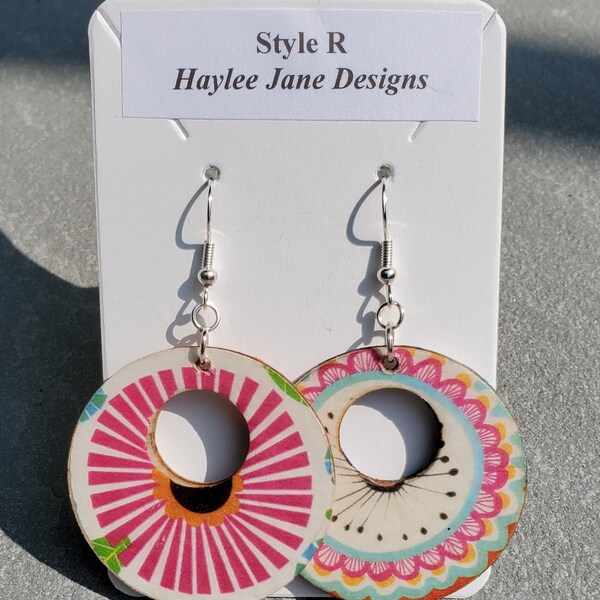 Paper Earrings - Etsy