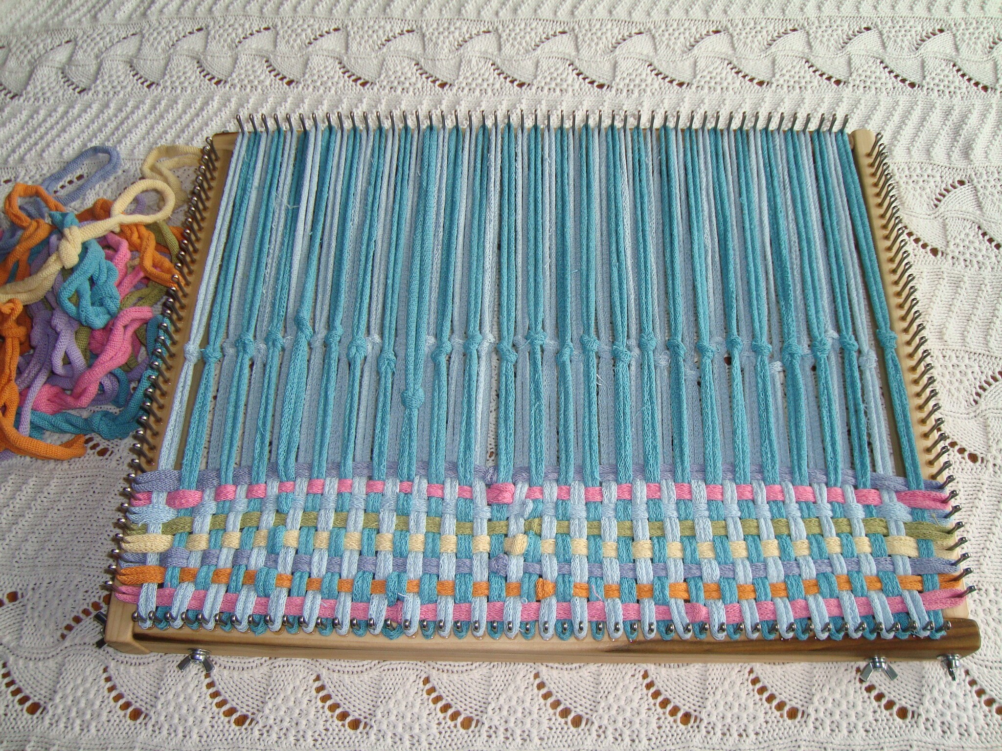 Placemat Loom Place Mat Weaving Loom Uses Potholder Loops - Etsy