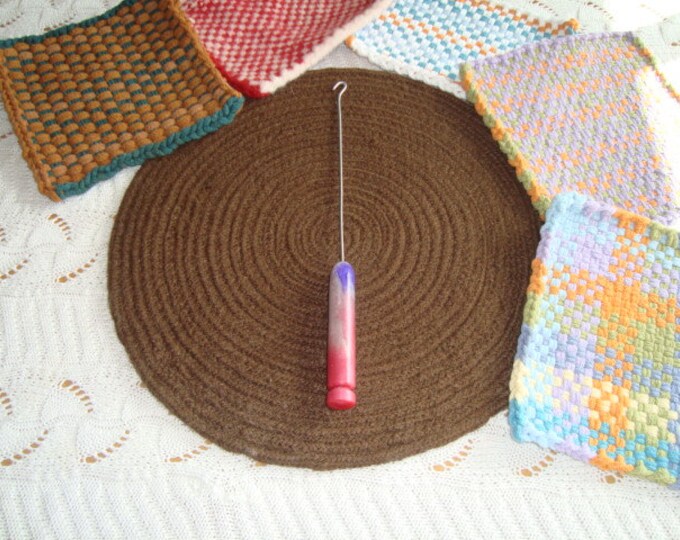 Potholder Loom Weaving Hook - Traditional Size - Resin Handle #417 ...