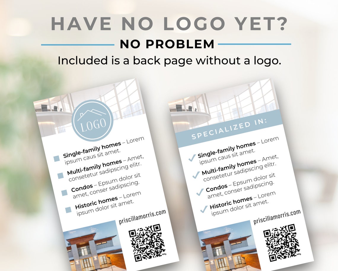 Real Estate QR Code Business Card – Realtor Marketing, Real Estate ...