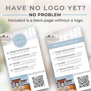 Real Estate QR Code Business Card – Realtor Marketing, Real Estate ...