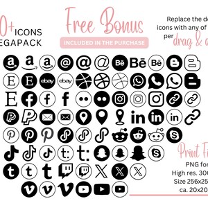 Email Signature Template Bundle - Photographer & Designer (canva) - Etsy