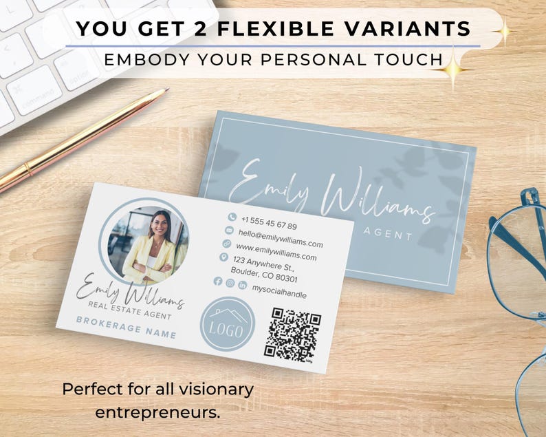 Real Estate QR Code Business Card Realtor Marketing, Real Estate ...