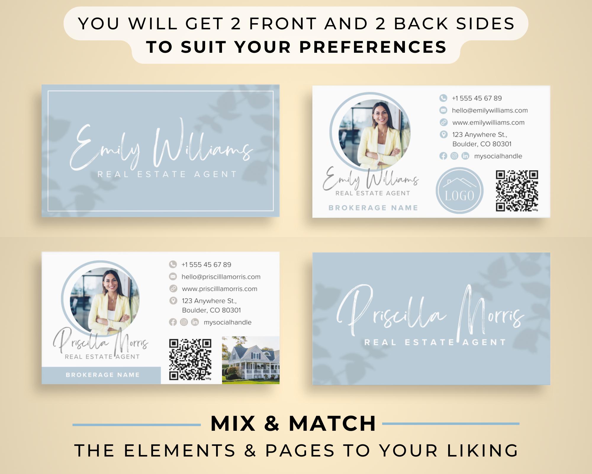 Real Estate QR Code Business Card – Realtor Marketing, Real Estate ...