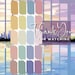 Comfy Soft Pastels – Digital Color Palette Swatches | Gradient Shades ...