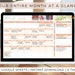 Digital Monthly Planner Peach Monthly Calendar Template, Planner ...