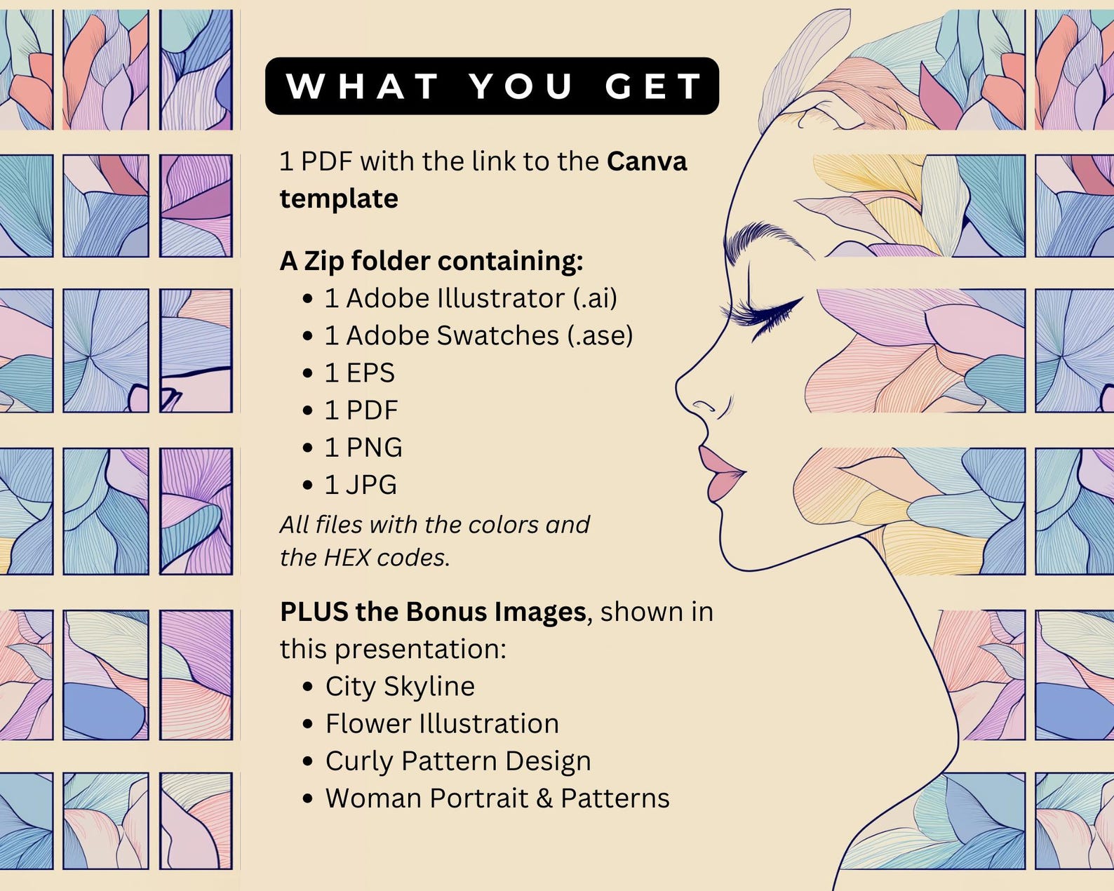 Comfy Soft Pastel Color Palette With HEX Codes – Canva Template, Bonus ...