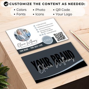 QR Code Custom Business Card – Company Branding, Small Business ...