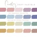 Comfy Soft Pastel Color Palette – Canva Template, Bonus Illustrations ...