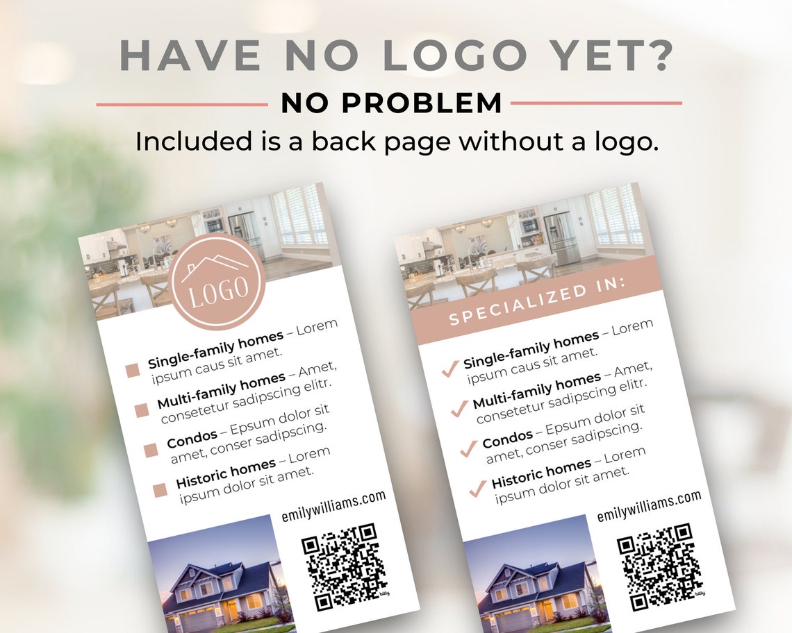 Real Estate Business Card QR Code Realtor Marketing, Real Estate ...