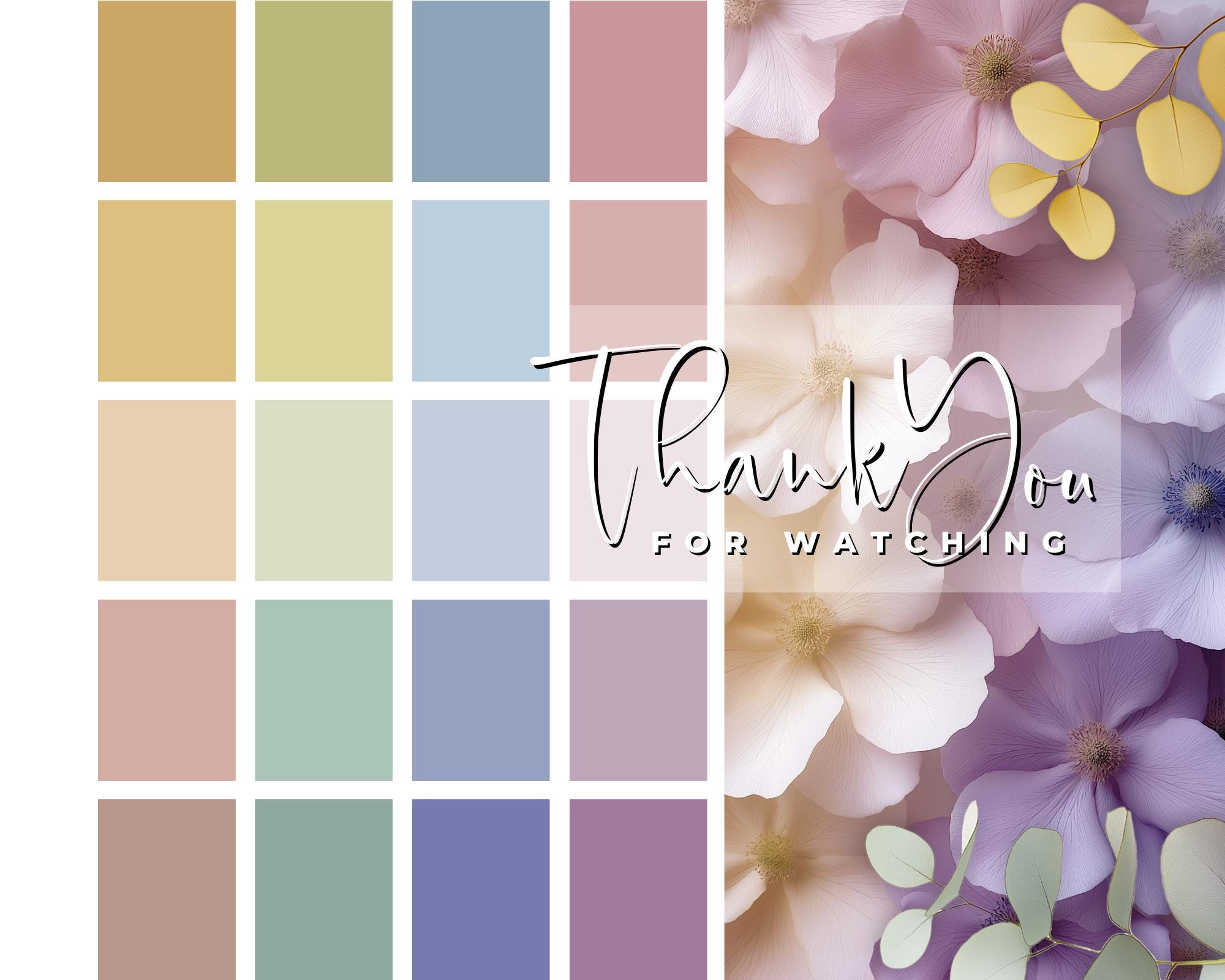 Comfy Soft Pastel Color Palette With HEX Codes – Canva Template, Bonus ...