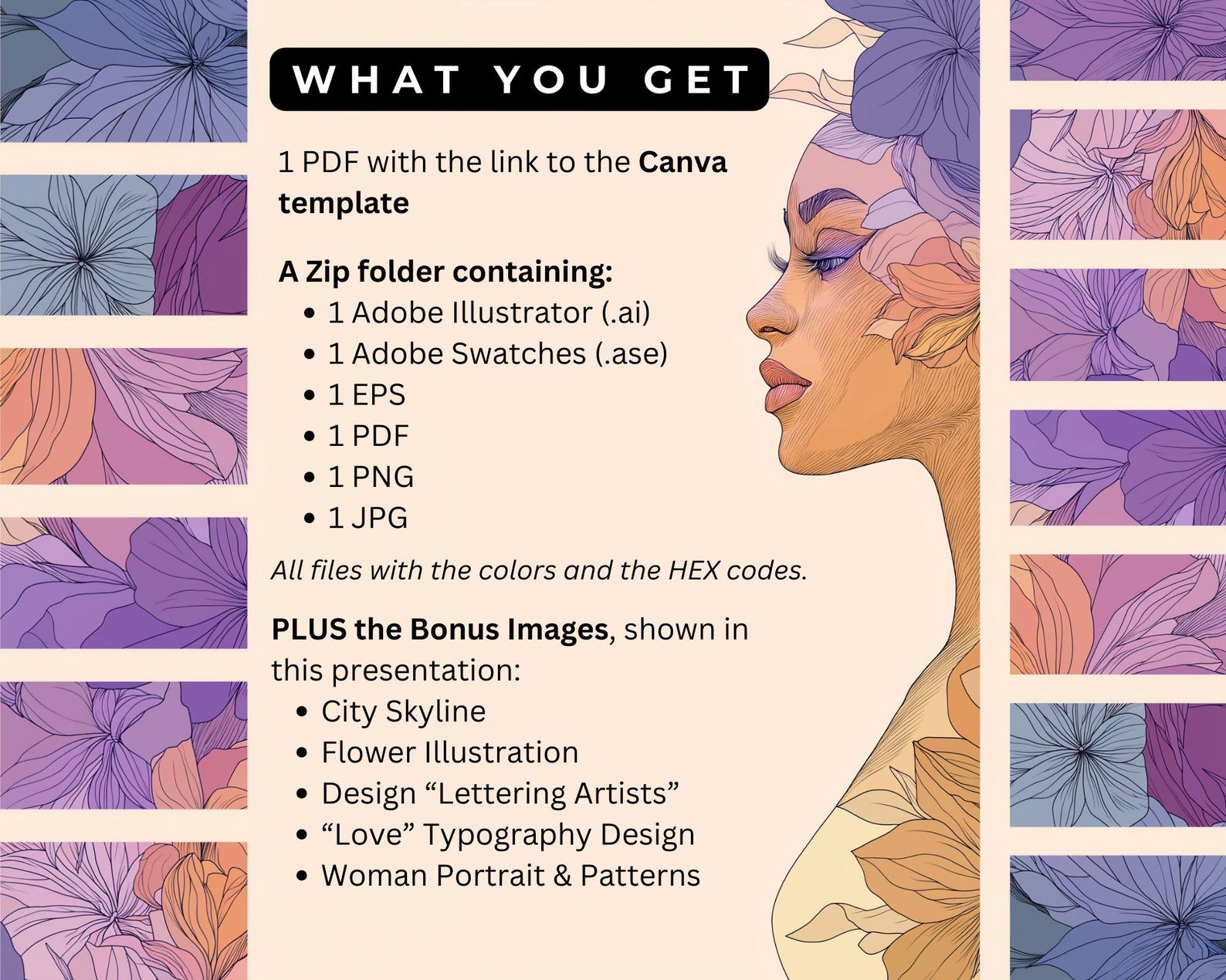 Warm Pastels – Digital Color Palette | 16 Gradient Shades | Canva ...